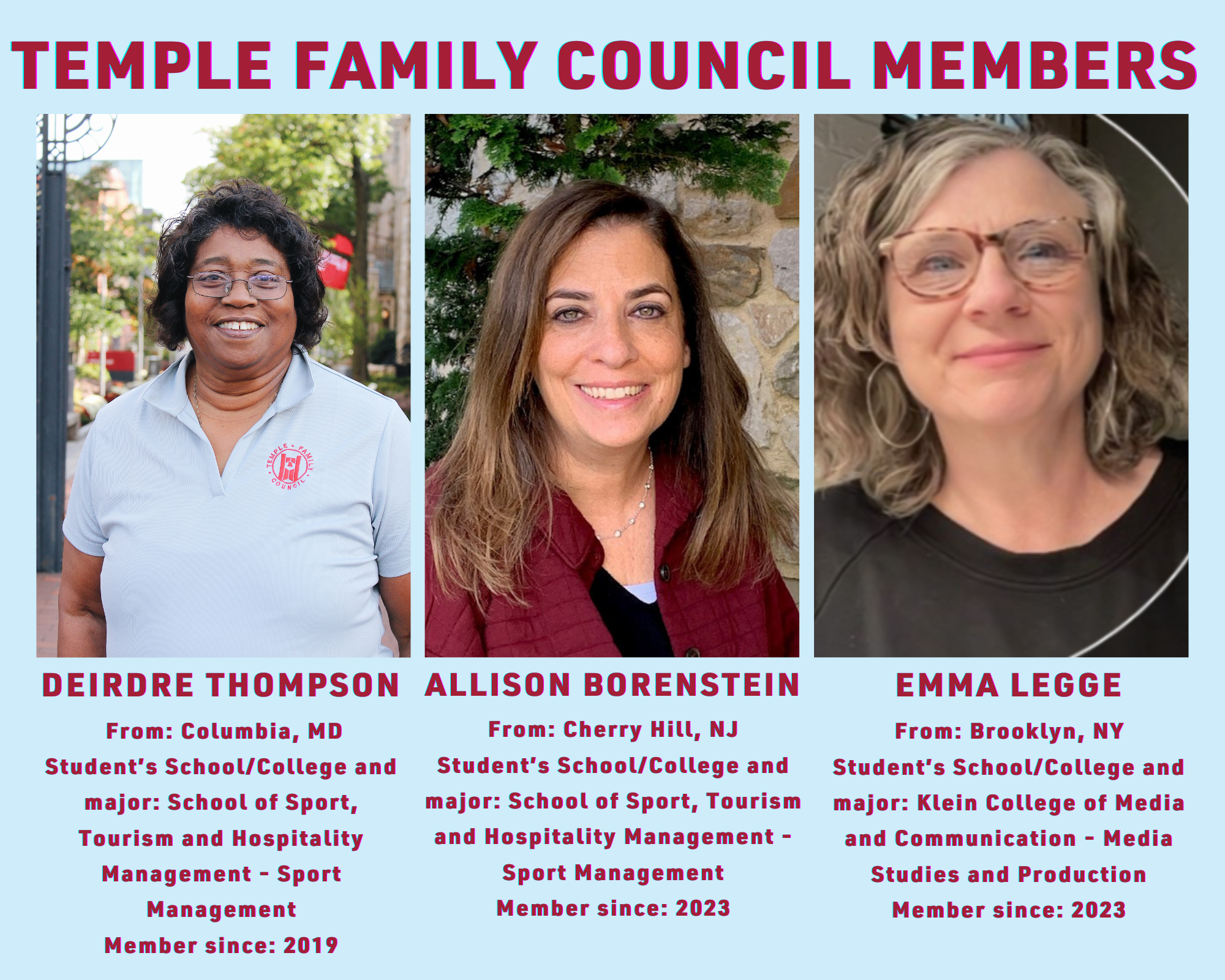 Meet the Temple | The Temple University Parent & Family Experience