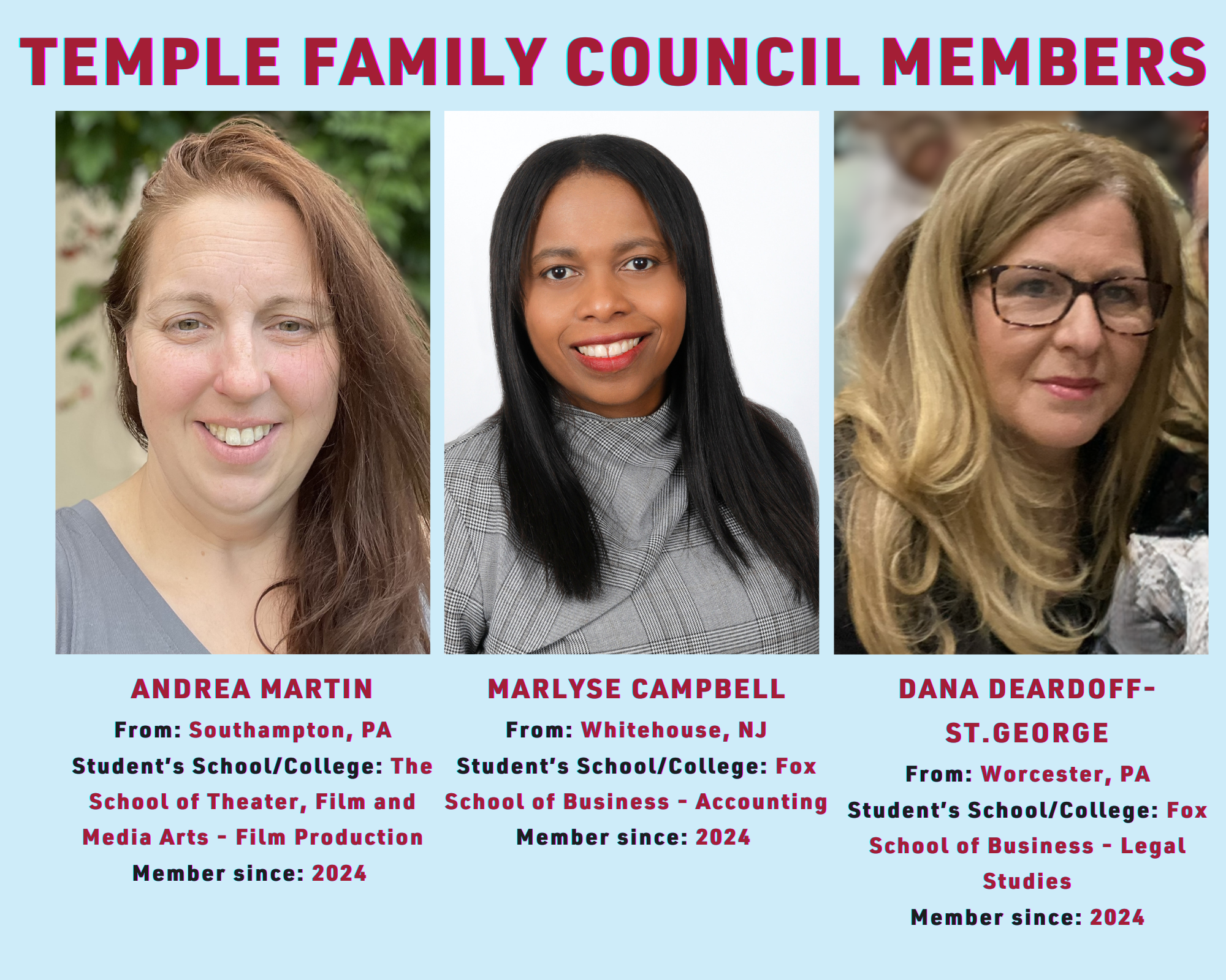 Meet the Temple | The Temple University Parent & Family Experience